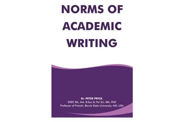 Norms of Academic Writing – Dr Peter Pryce Bible Lectures